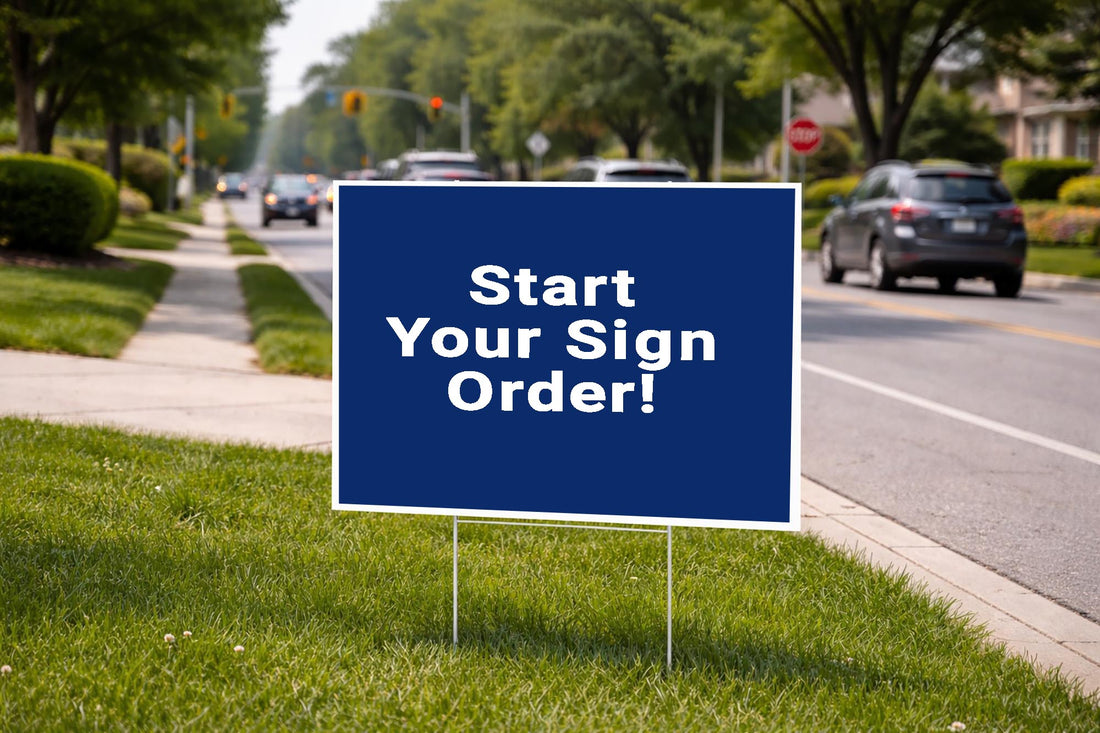 Custom Yard Signs | Fast Shipping Available | YardSigns.com
